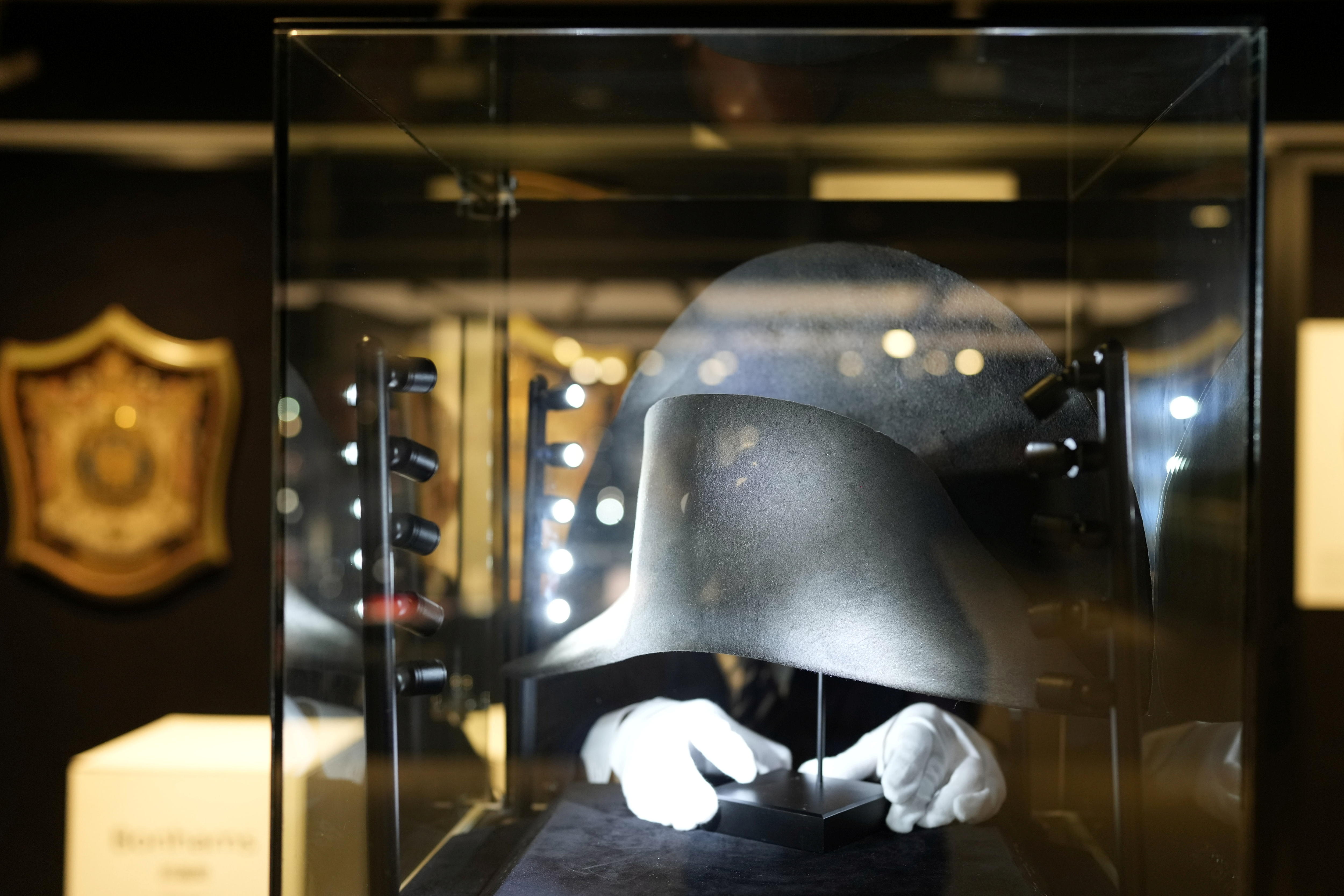 Newly discovered hat with Napoleon Bonaparte's DNA previews in Hong ...