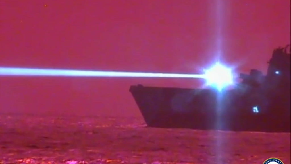 US Navy tests laser weapon it says can destroy aircraft mid-flight ...