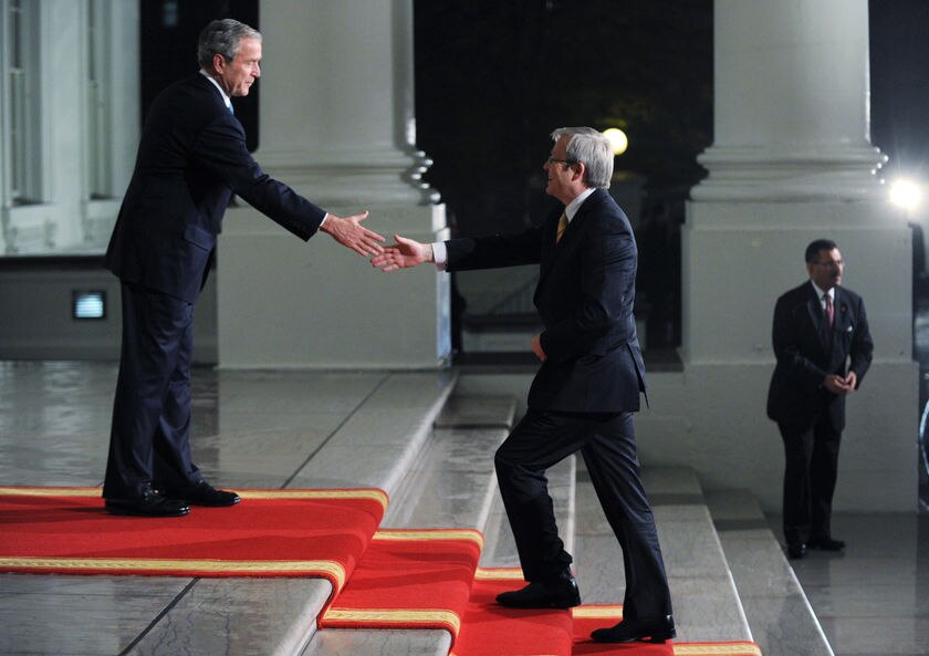 Rudd-Bush rift reports 'nonsense': ministers - ABC News