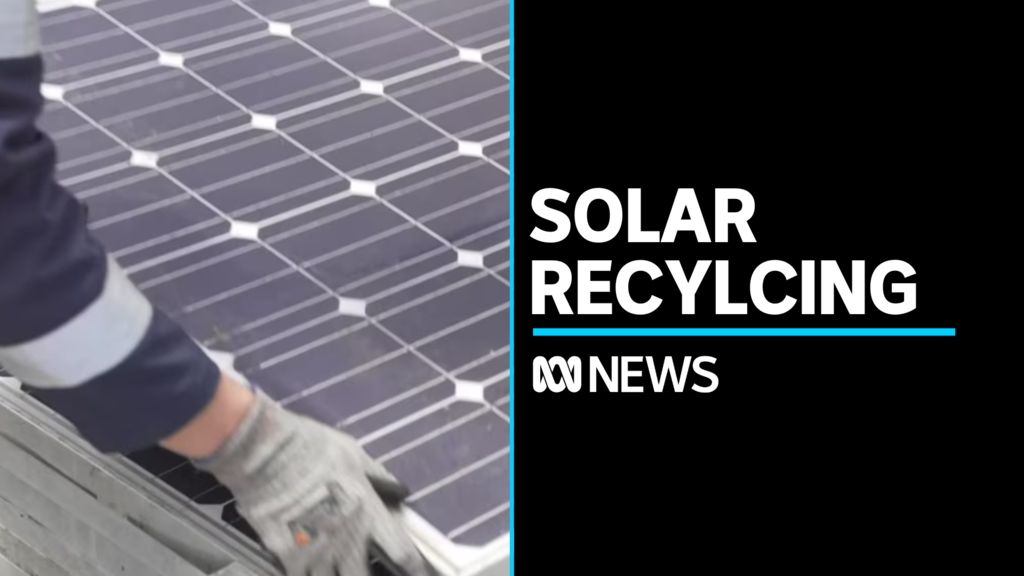 Scientists working to find a way to recycle solar panels - ABC News