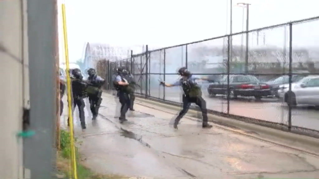 Protestors in the riot after black death in custody - ABC News