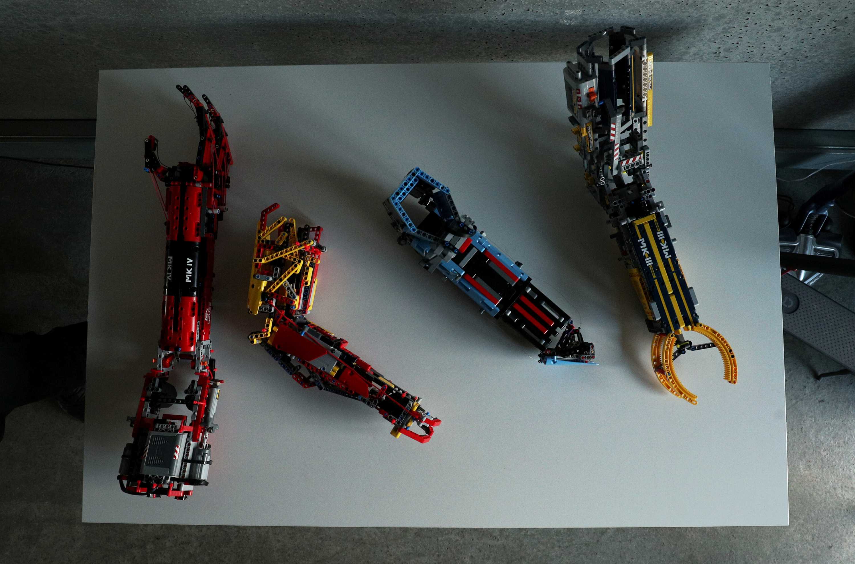 David Aguilar goes from playing with Lego to building limbs out of it ...