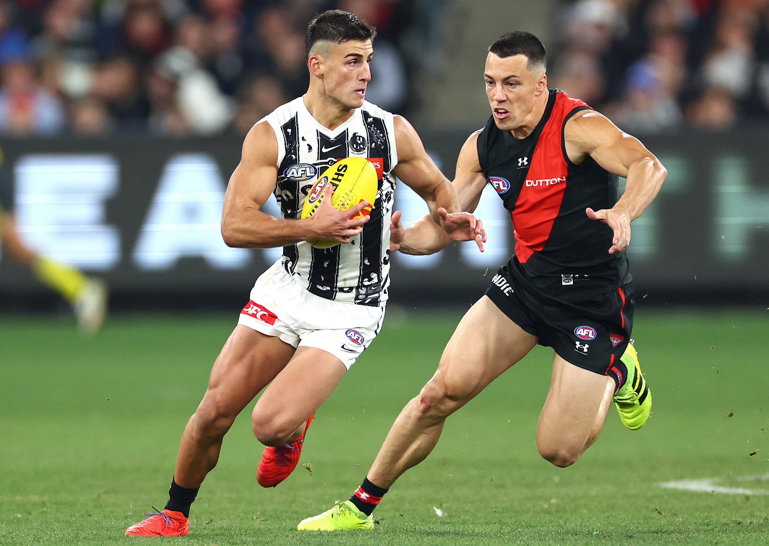 Magpies key forward Brody Mihocek injured in 12-point AFL loss to ...