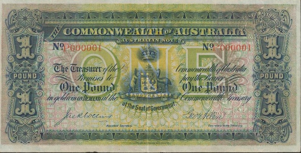 National Library finds Australia's first pound note, thought to be lost ...