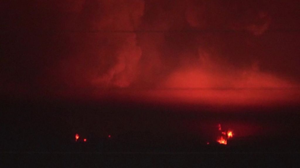 Skyline view of large fires in Gaza from southern Israel - ABC News