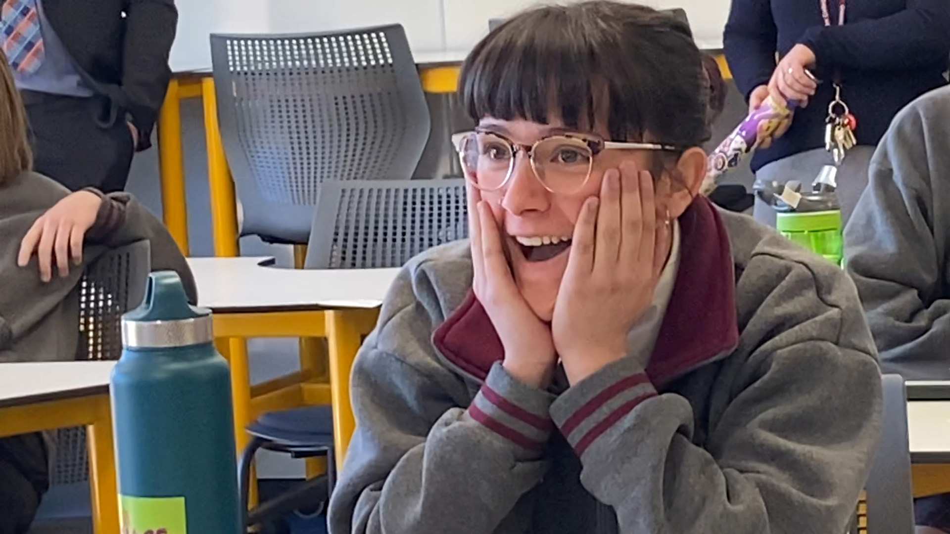 Watch the moment Teenage Joans find out they've won Unearthed High ...