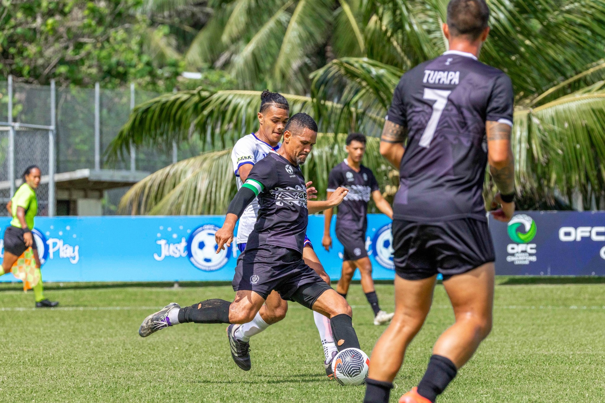 Pauline Dean represented Cook Islands off the pitch at the Paris ...