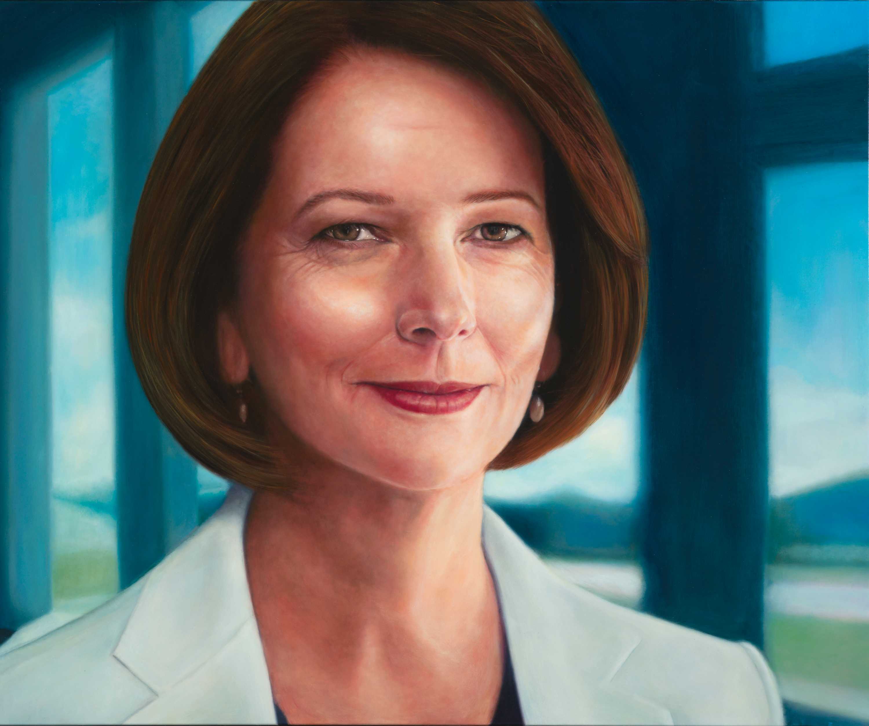 Julia Gillard's portrait unveiled in Parliament House - ABC News