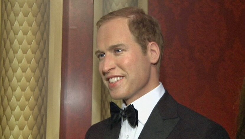 Kate and William waxworks on display - ABC News