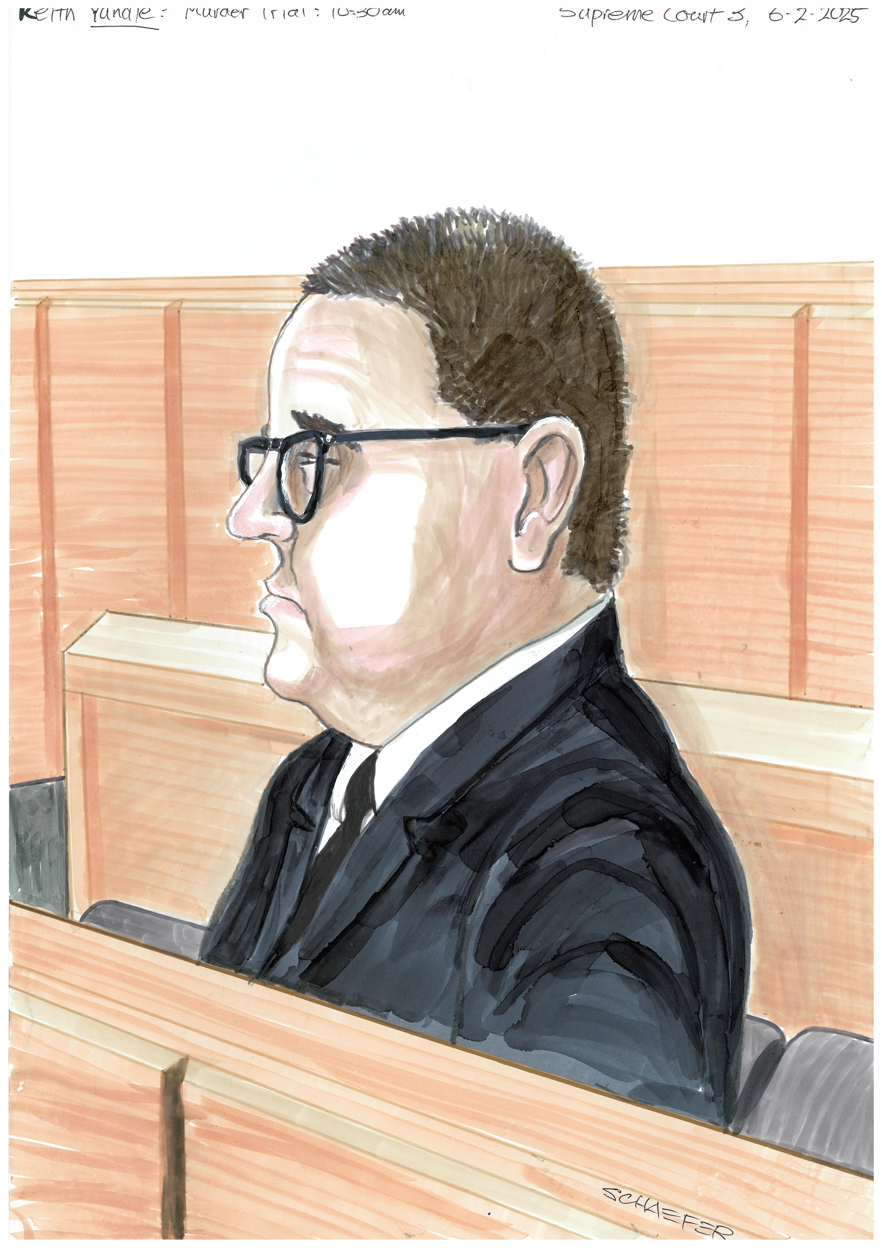 Jury examines semi-automatic rifle and shown CCTV of alleged shooting ...