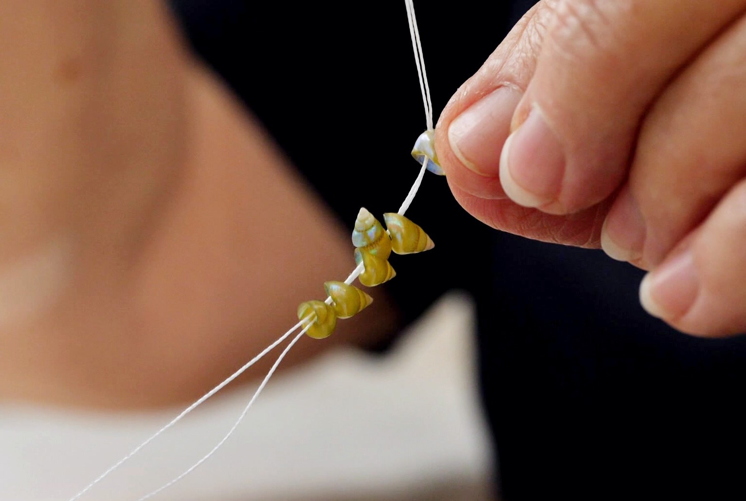 Tasmanian Aboriginal artist Jeanette James creates eagle claw necklaces ...