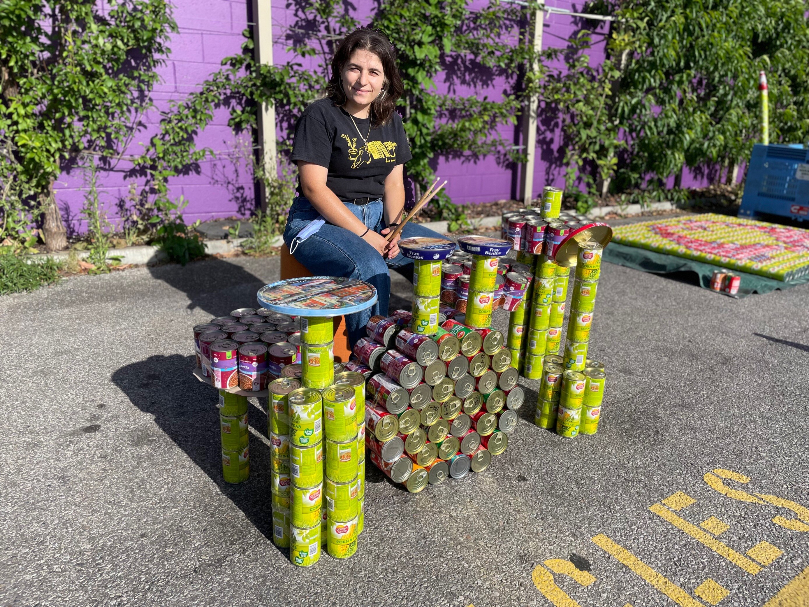 Adelaide drummer wins prestigious 'Can-struction' comp - ABC listen