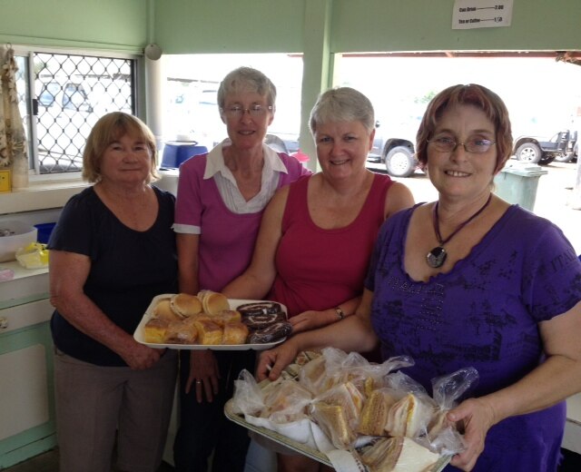 Behind the counter of saleyards canteen - ABC News
