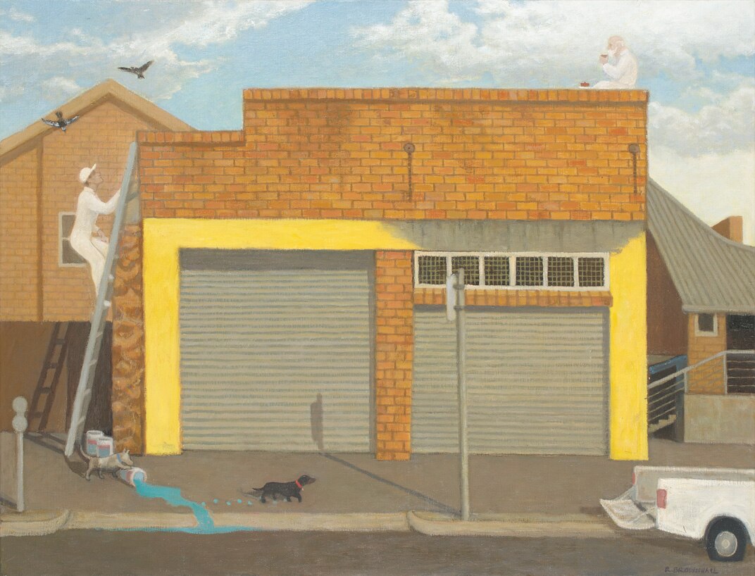 Artist Robert Brownhall captures essence of life in Brisbane - ABC News