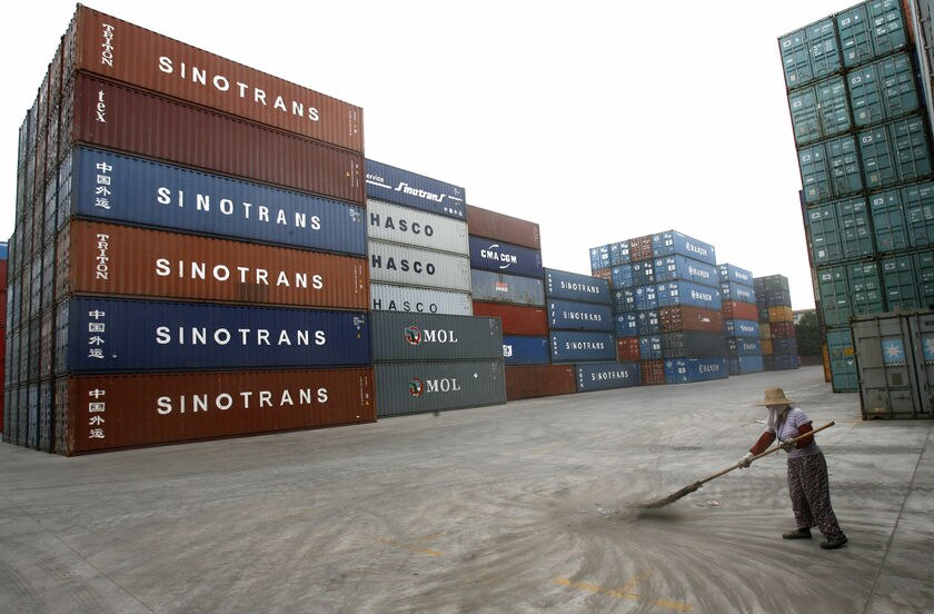 Exports, imports fall as China feels crisis crunch - ABC News