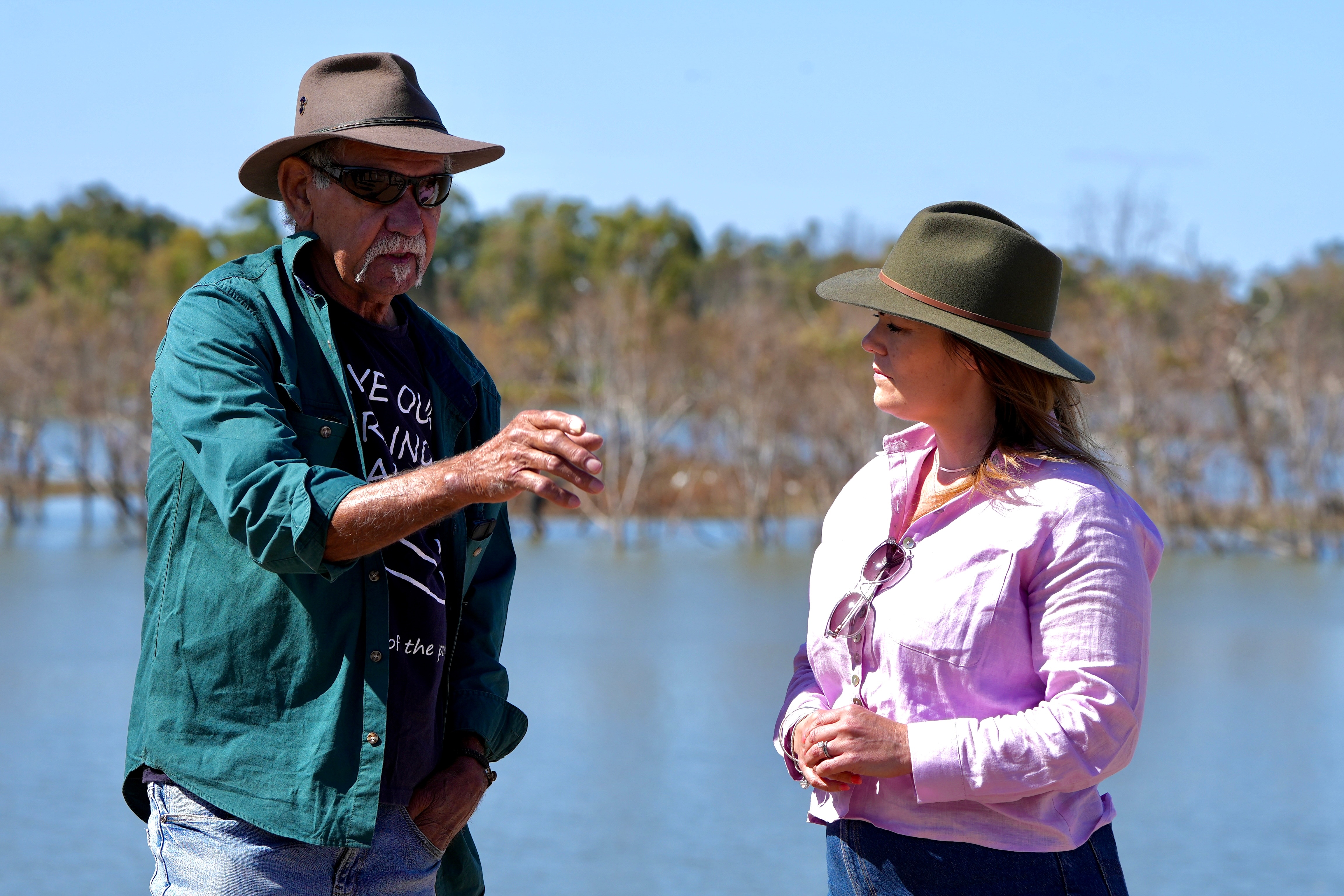 Greens Senator Sarah Hanson-Young visits Menindee ahead of Murray ...