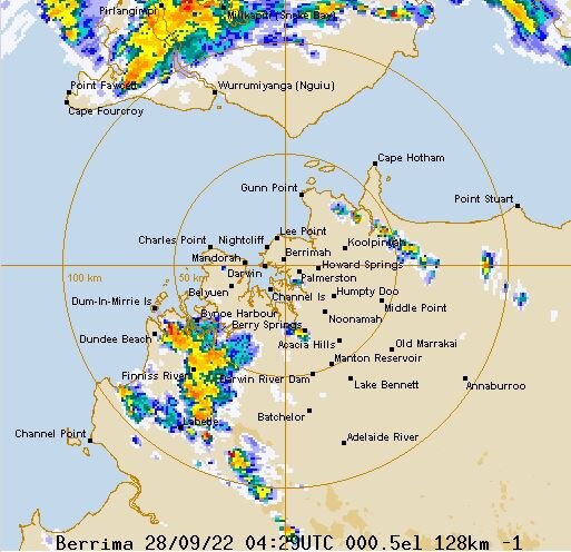 What's that on the weather radar, besides rain? - ABC listen