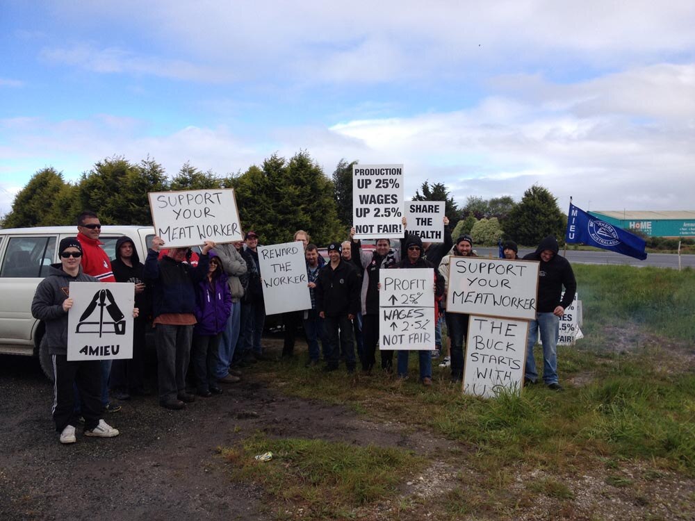 Industrial action ended at Tasmanian meatworks - ABC News