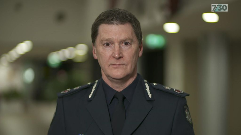 Victoria Police Chief Commissioner Shane Patton says a 'small minority ...