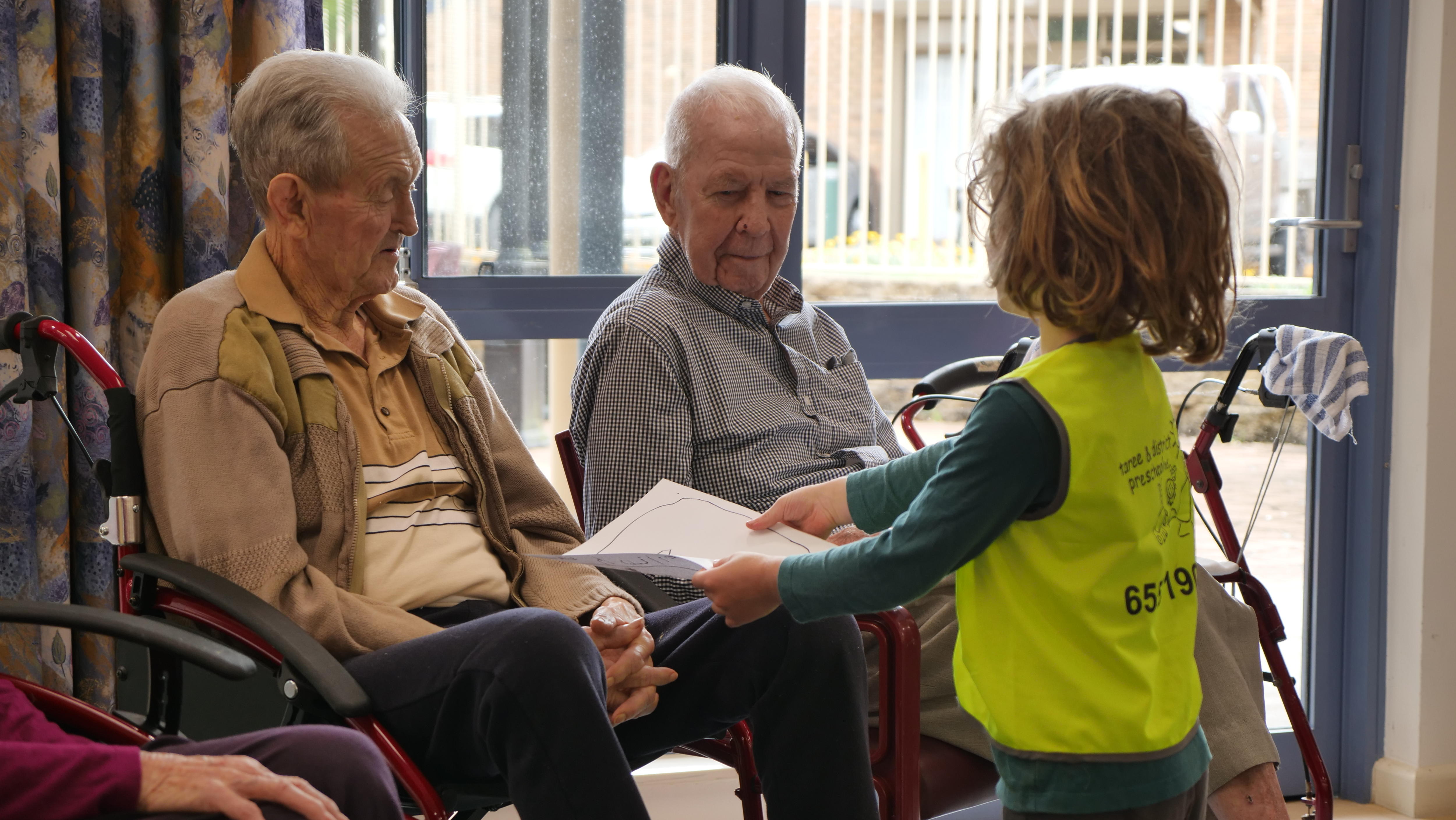 Grand-buddy program returns after COVID-19, linking old and young and ...