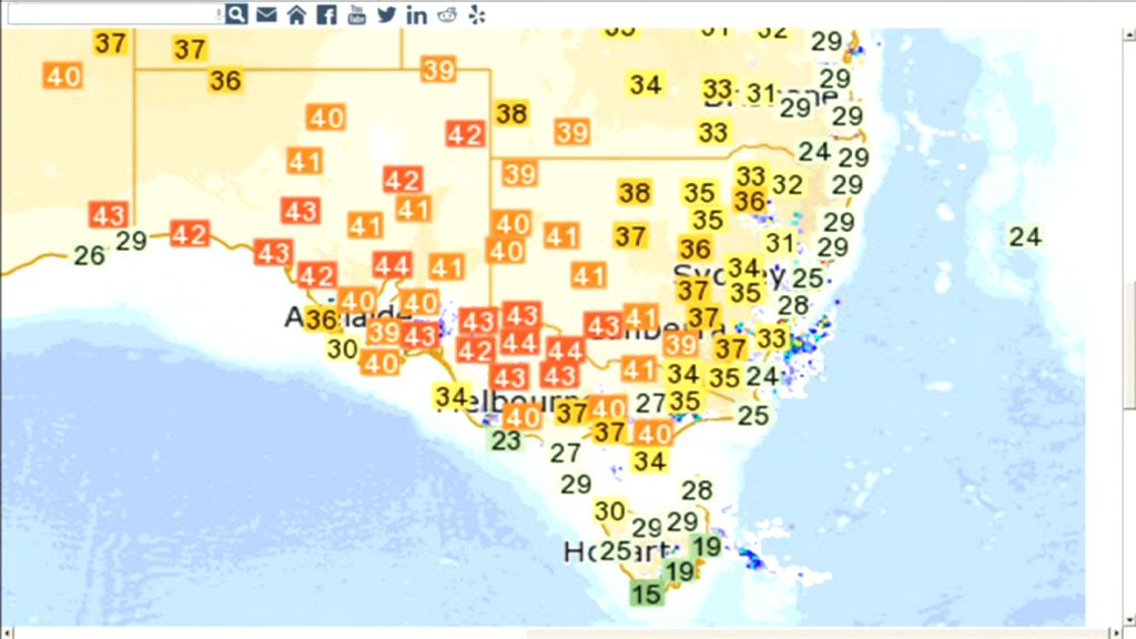 Graham Creed details extreme temperatures across south-eastern ...