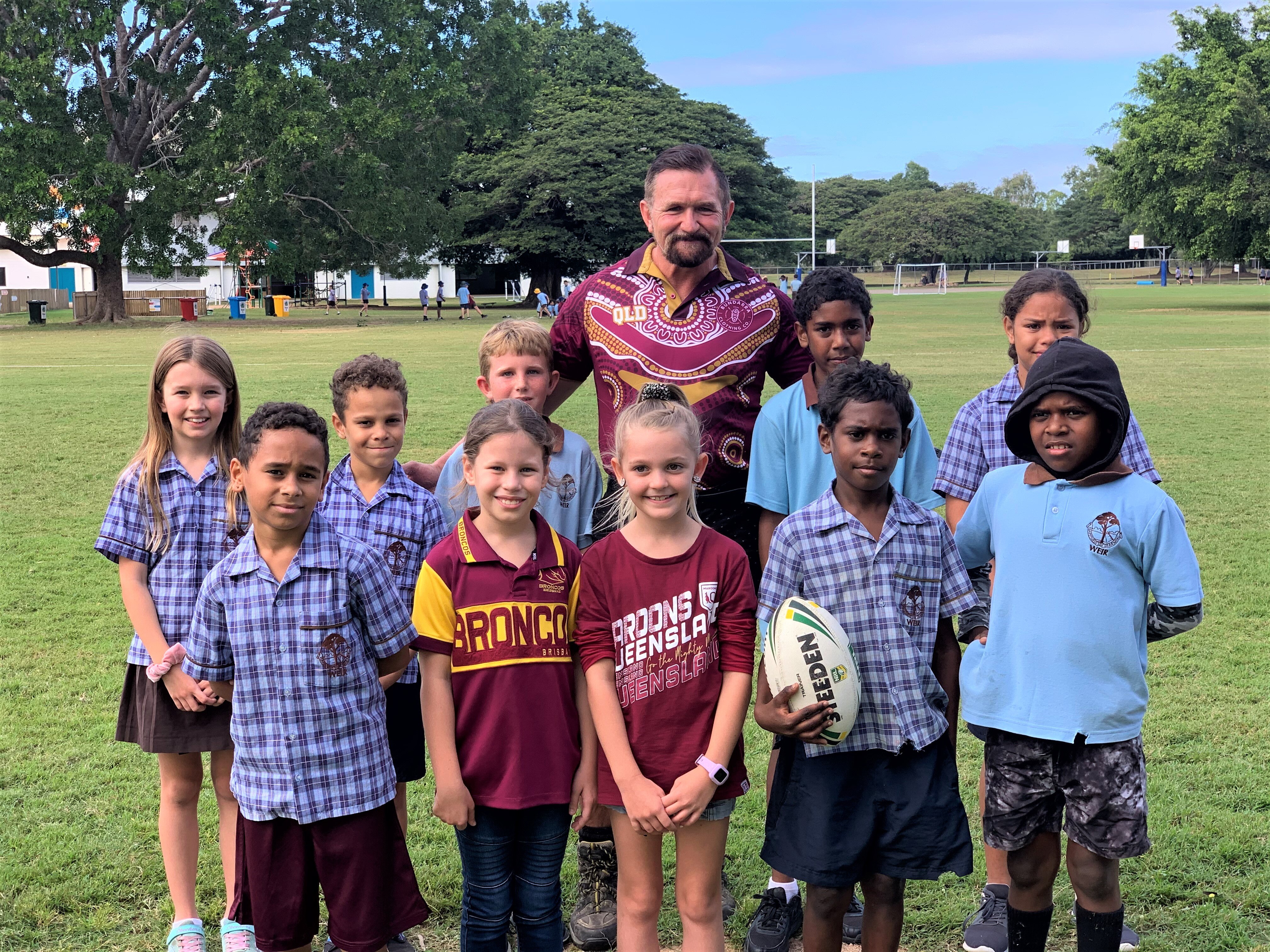 Townsville students lace up boots to join Maroons for Origin chance of ...