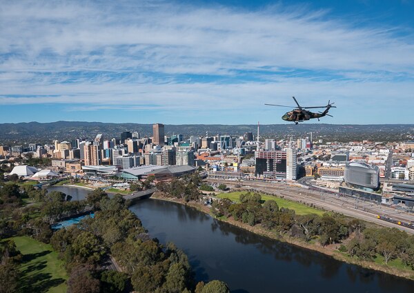 Army Black Hawk choppers fill Adelaide skyline for counter-terrorism ...