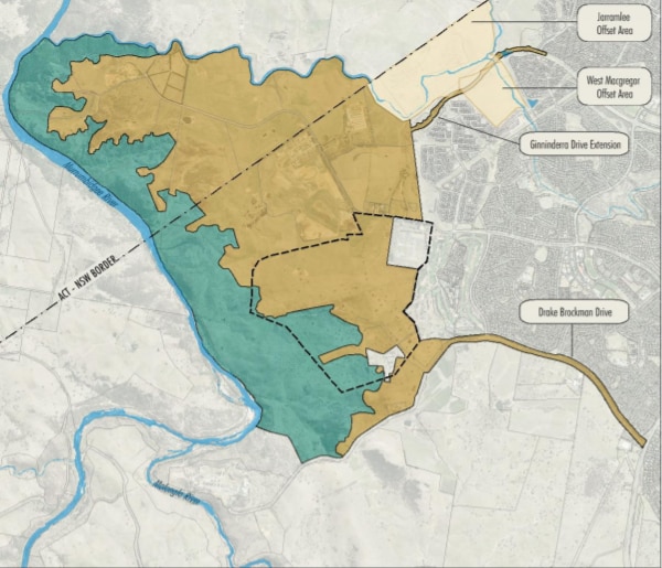 Ginninderry border town could 'very possibly' end up becoming part of ...