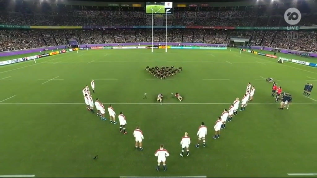 England introduces flying V to All Blacks haka - ABC News