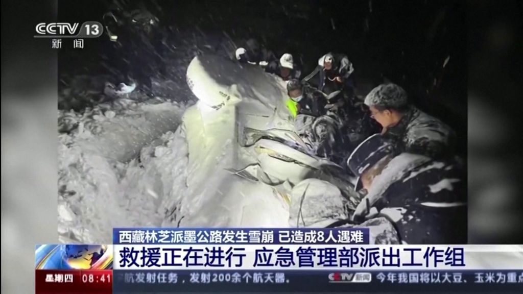 Chinese govt deploys rescue team after at least eight killed in Tibet ...