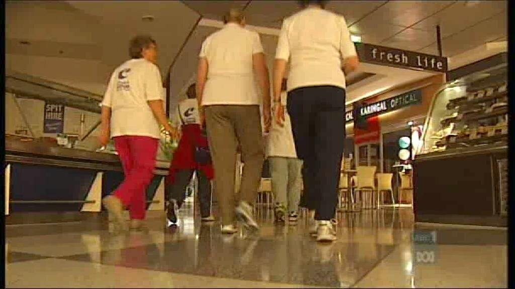 Mall walkers celebrate decade of keeping fit - ABC News