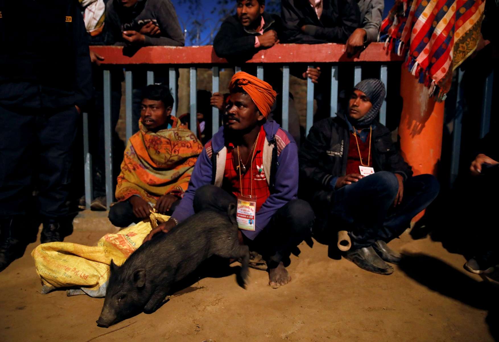 Sword-wielding butchers slaughter thousands of animals to honour Hindu ...