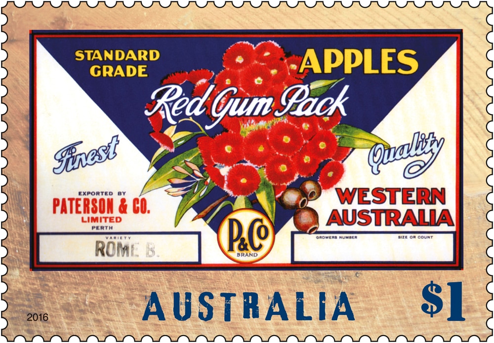 Old apple packing case labels celebrated on Australia Post stamps - ABC ...