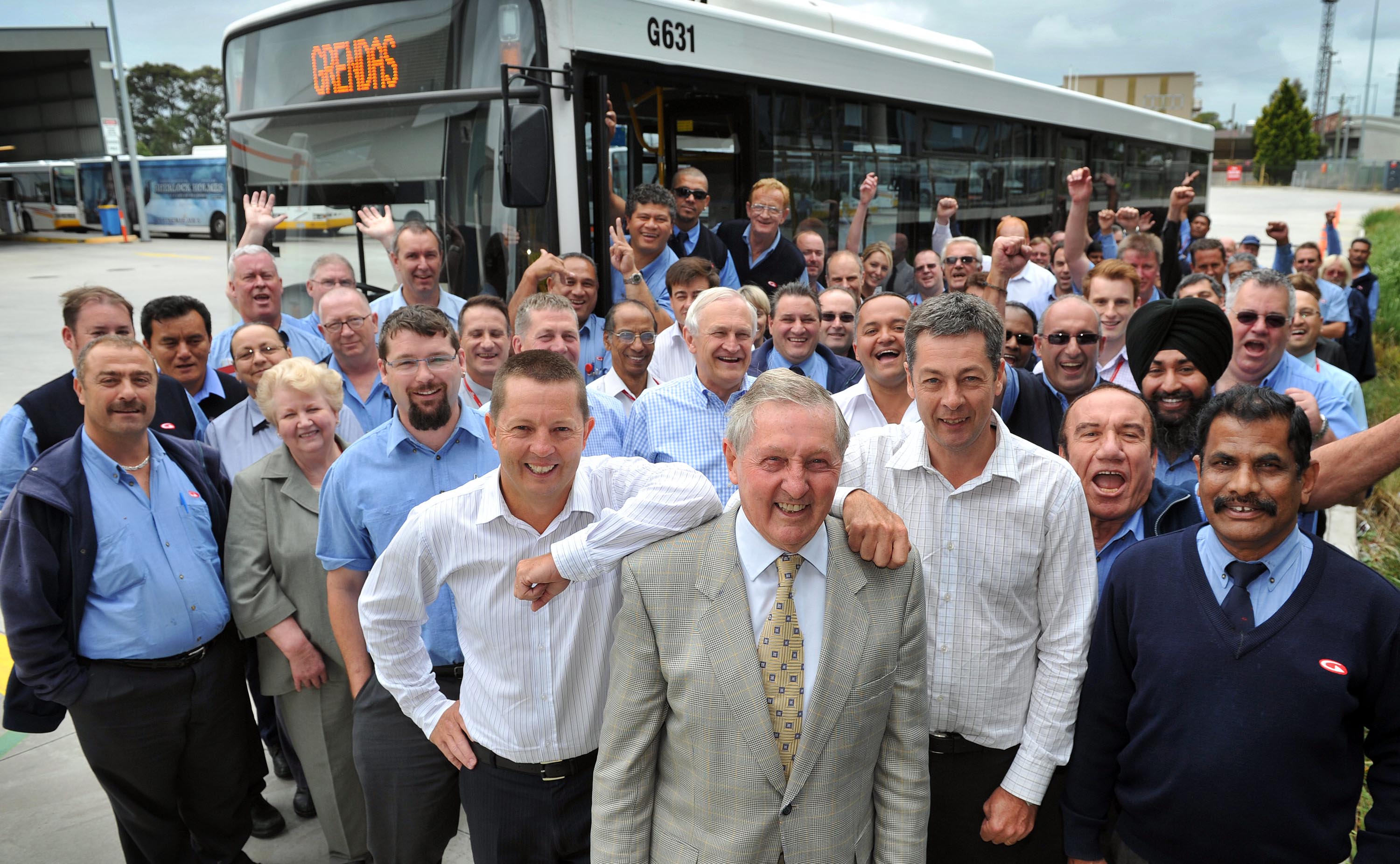 Bus company boss gives millions to staff - ABC News