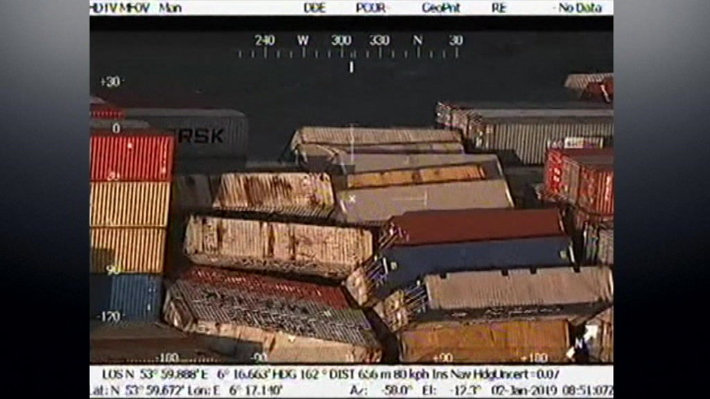 Cargo ship's lost containers wash up on Dutch islands after massive ...