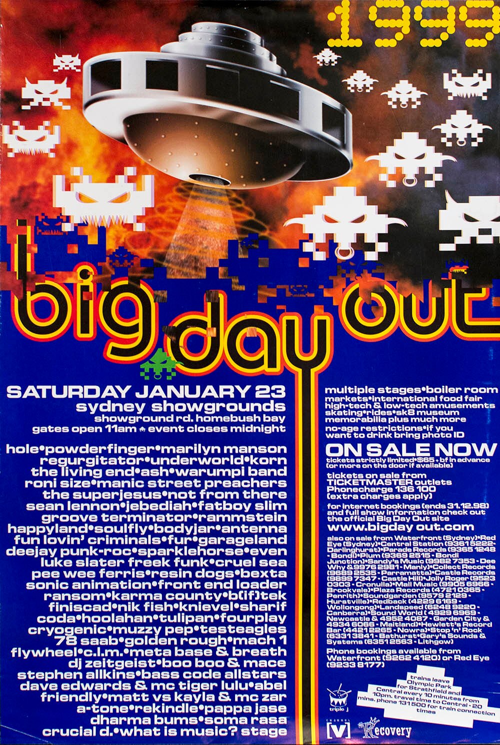 The definitive guide to every Big Day Out line-up ever - Double J