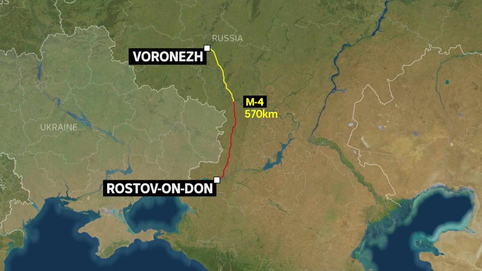 Map shows the Wagner group's movement in Russia - ABC News