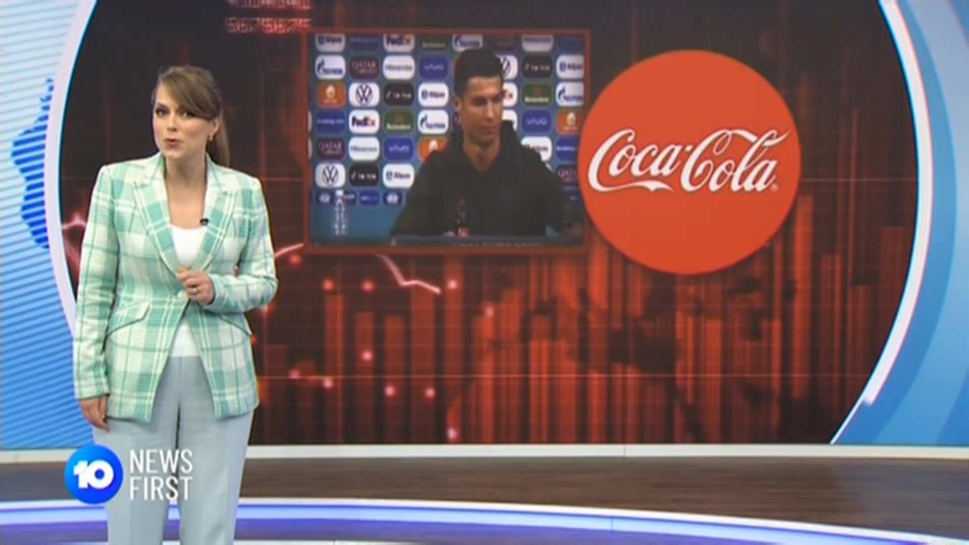 Ronaldo Coke fizzer - Media Watch