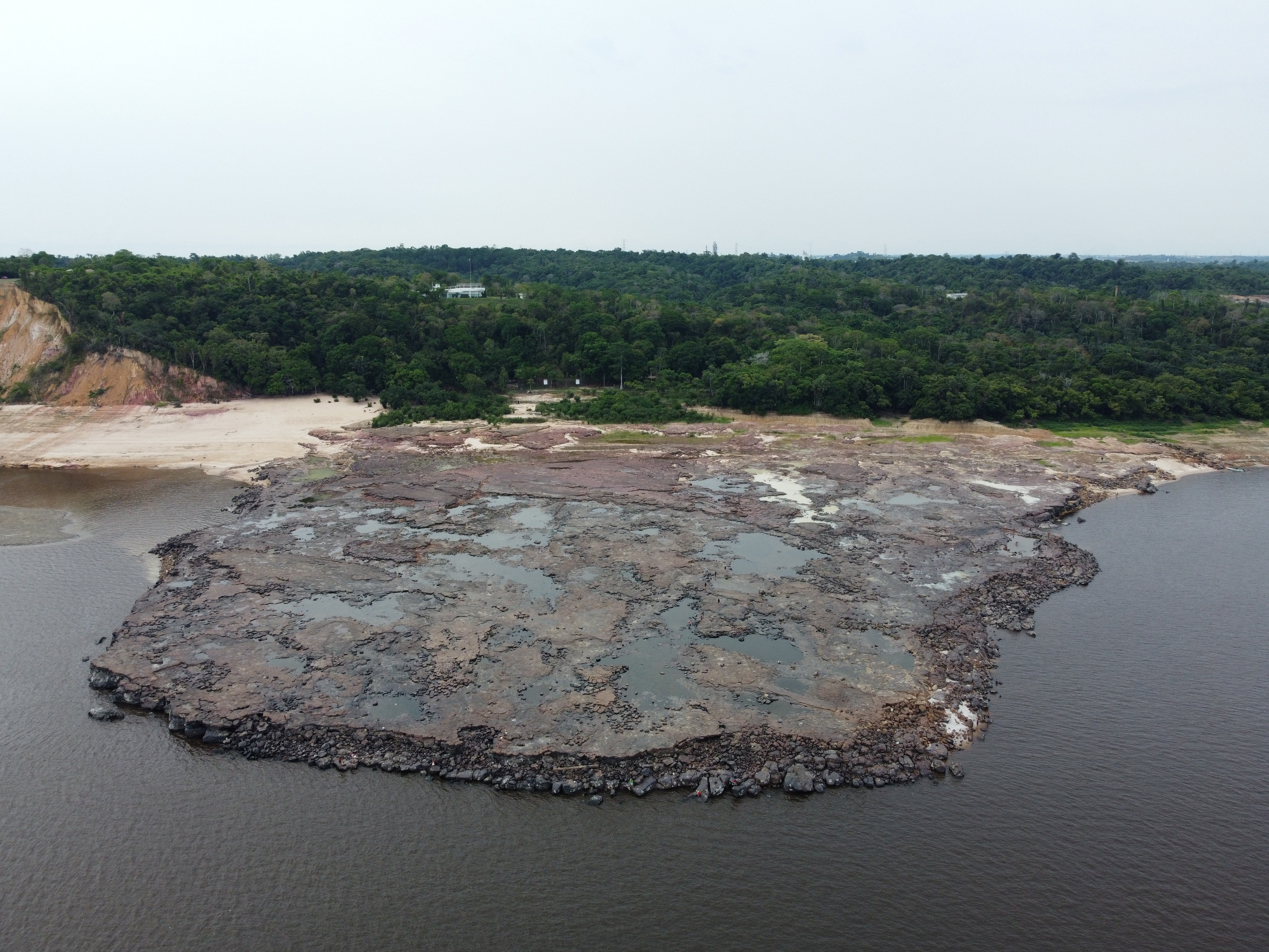 Ancient Amazon River rock carvings exposed by drought - ABC News