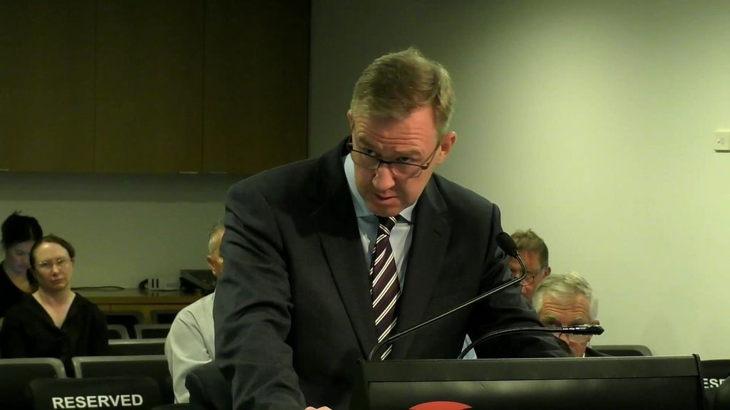 Caitland Lyon speak at Taipan inquiry - ABC News