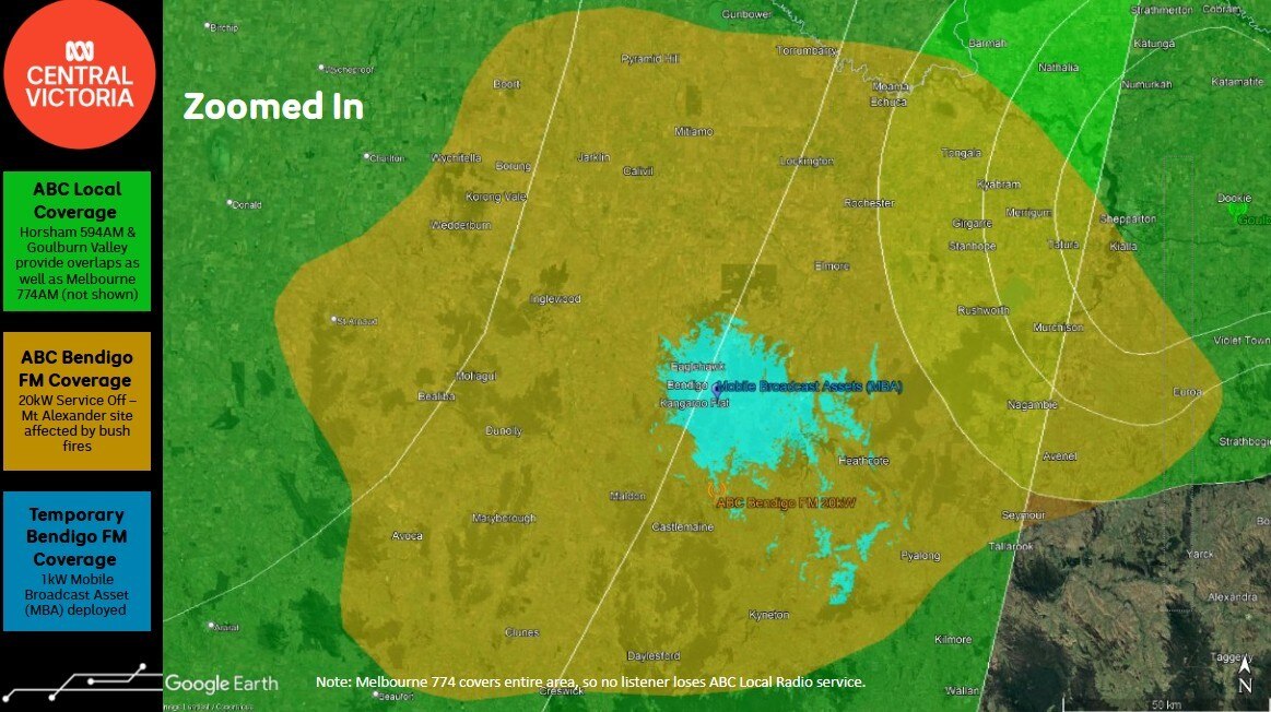 ABC TV and Radio in Bendigo region expected back late next week - About ...