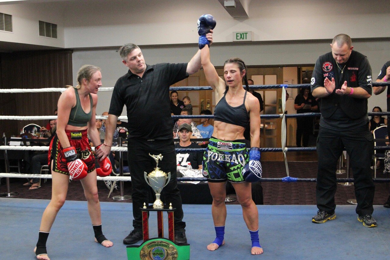 Kickboxing mother of three turns hobby to fight depression into ...