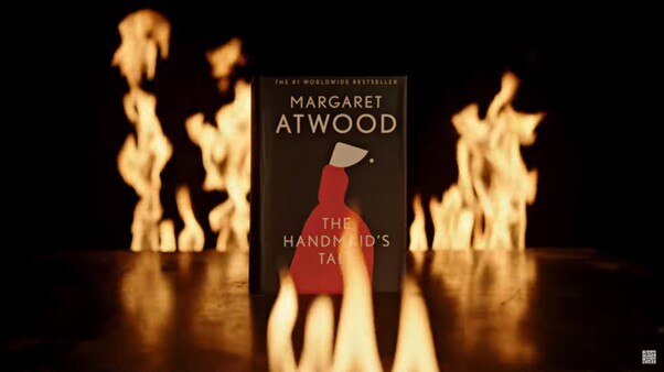 Unburnable copy of Margaret Atwood's The Handmaid's Tale a symbol of ...