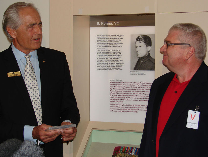Kenna's VC loaned to War Memorial - ABC News