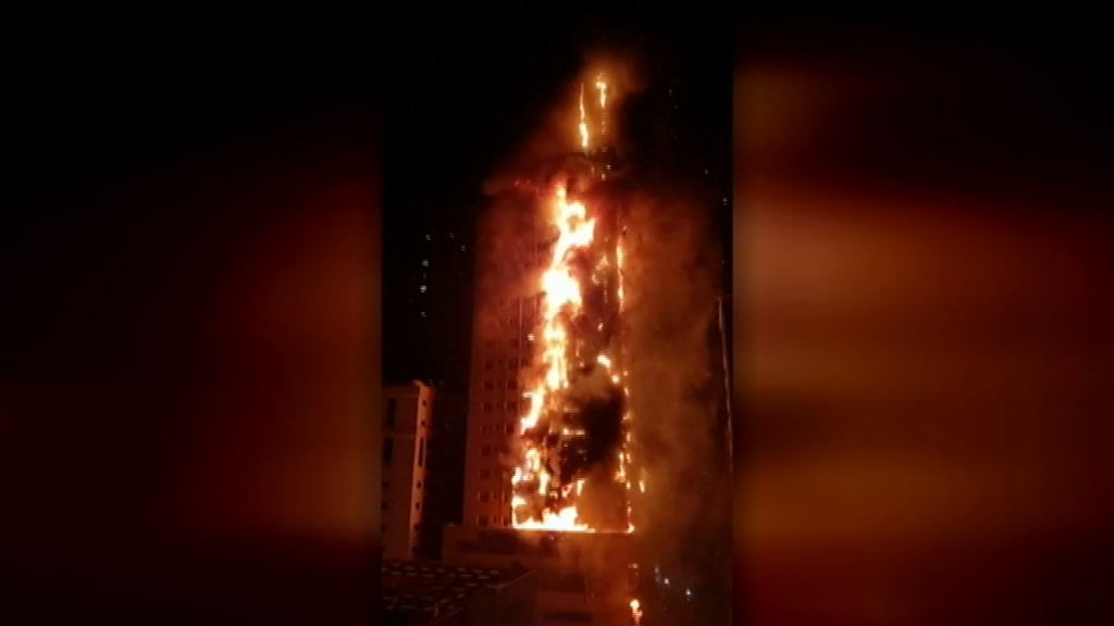 Sharjah apartment tower fire in UAE injures at least seven people - ABC ...