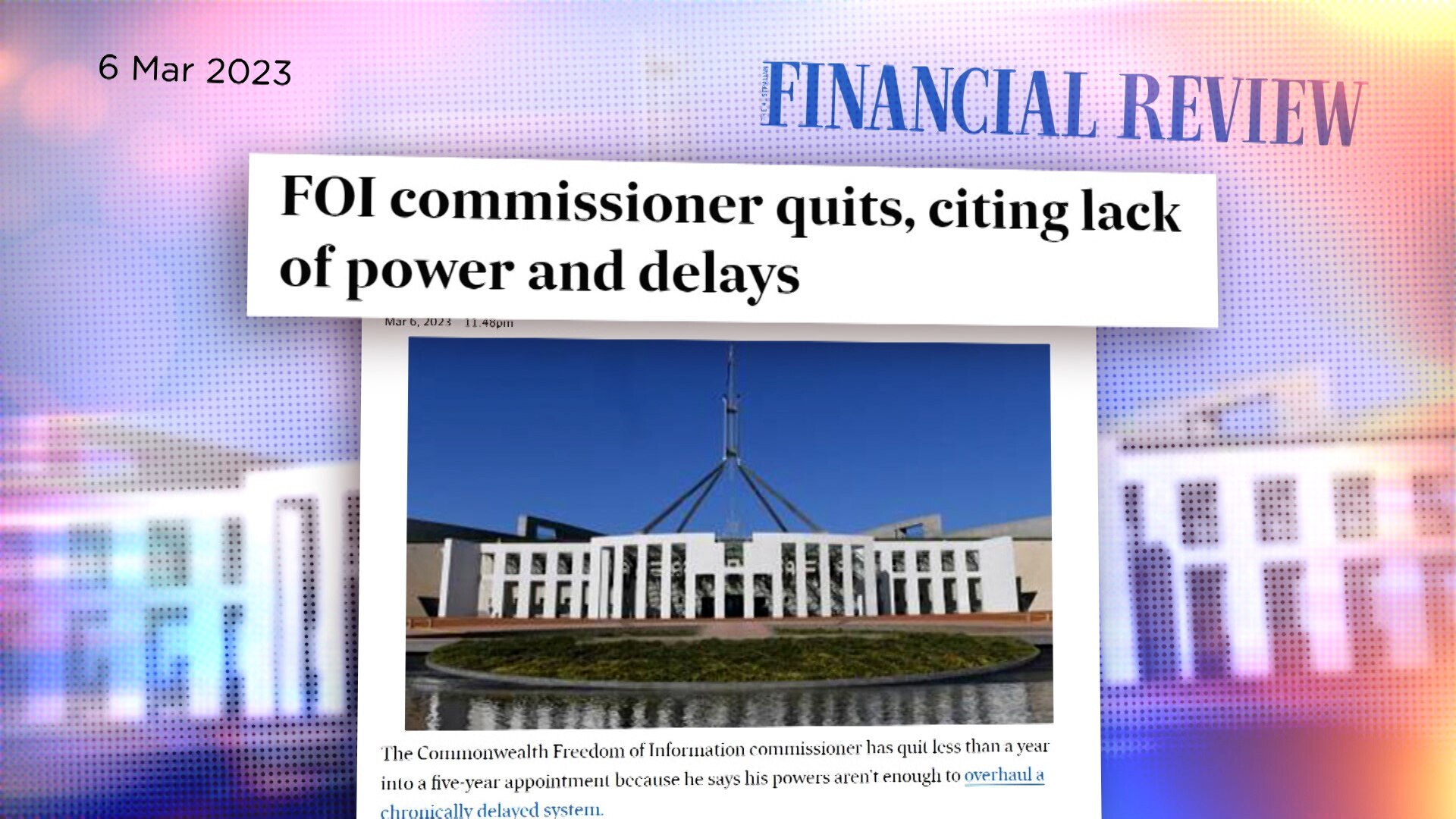 FOI fight - Media Watch