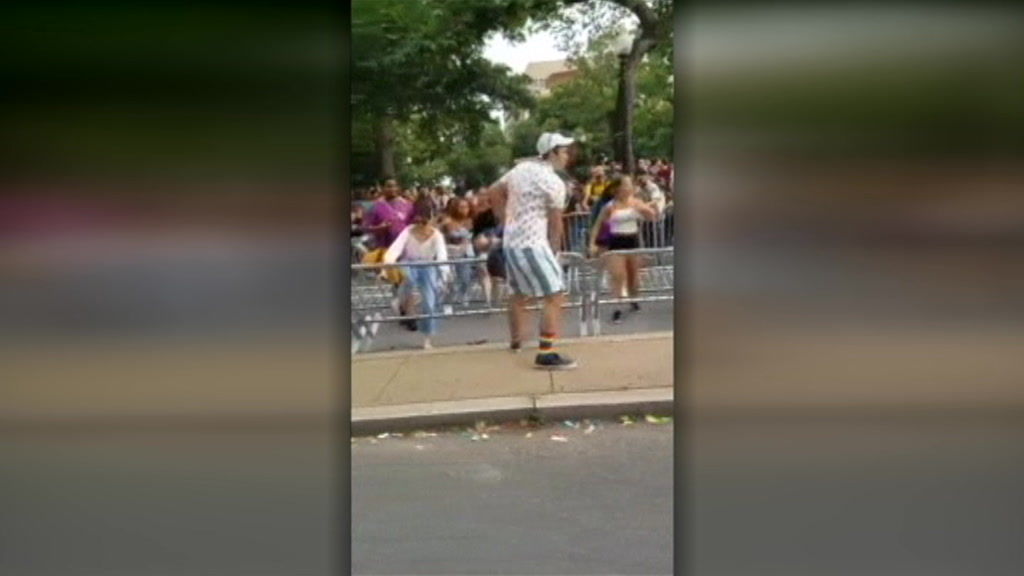 Panic at pride parade after false reports of gunshots - ABC News