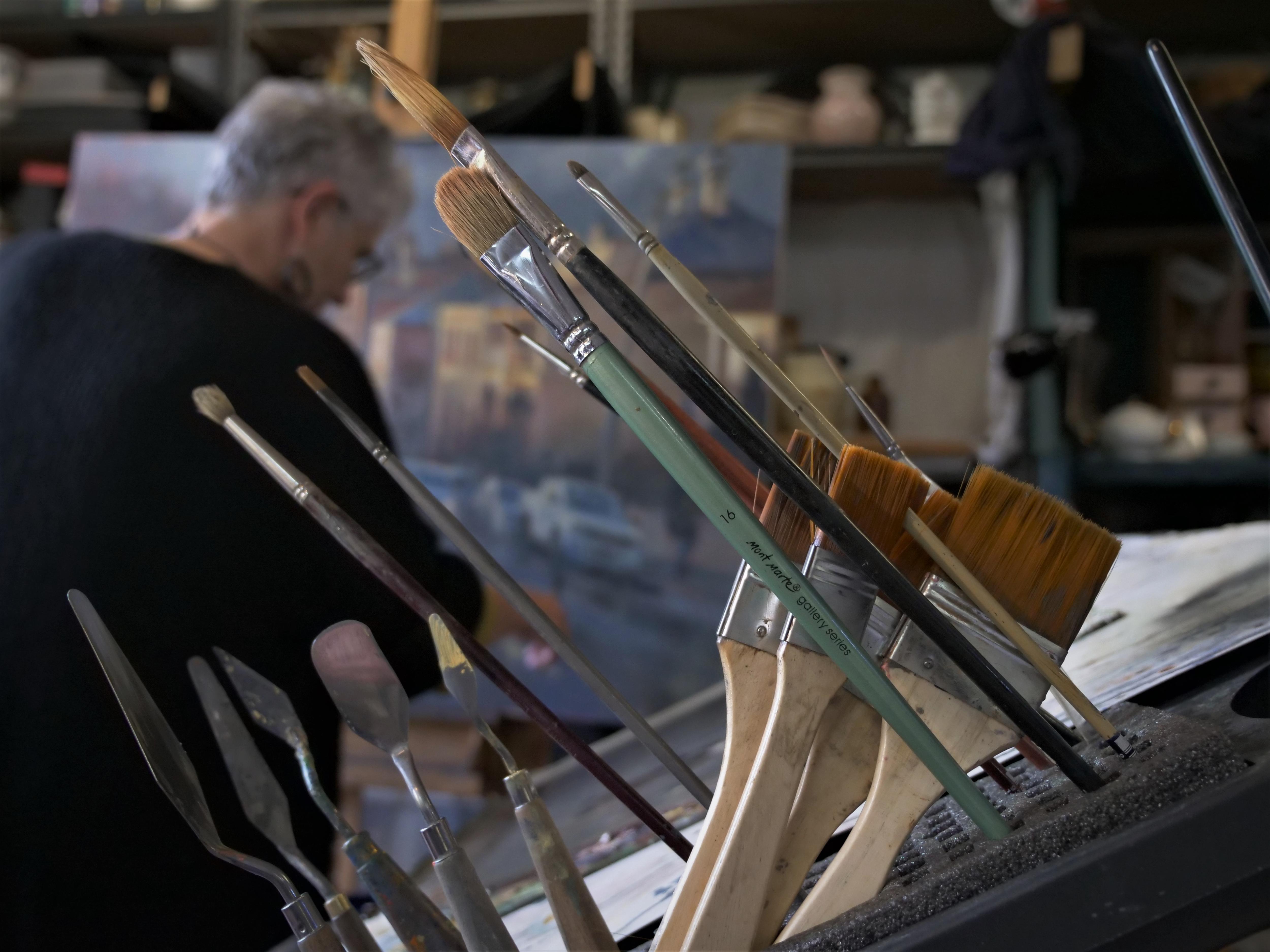 Launceston artist Leoni Duff finally has her war painting hanging in ...