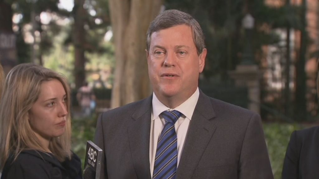 Tim Nicholls speaks to media after winning LNP leadership spill - ABC News