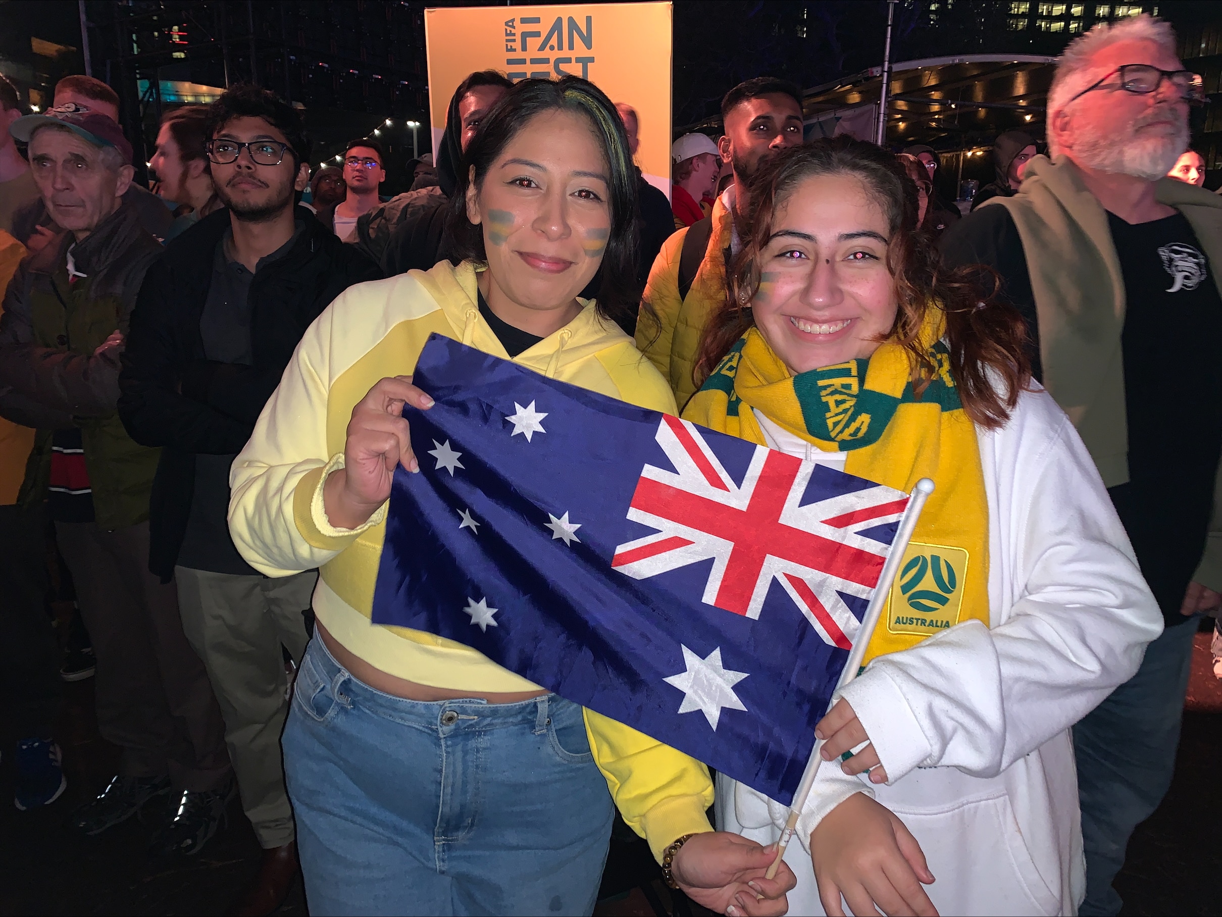 Thousands pack Sydney's fan site to watch Matildas defeat Denmark to ...